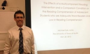 Michael Solis successfully defends dissertation, becomes MCPER’s newest doctor - The Meadows Center