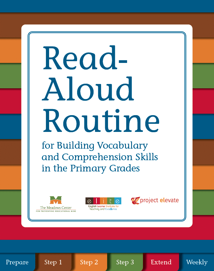 Read-Aloud Routine for Building Vocabulary and Comprehension Skills in ...