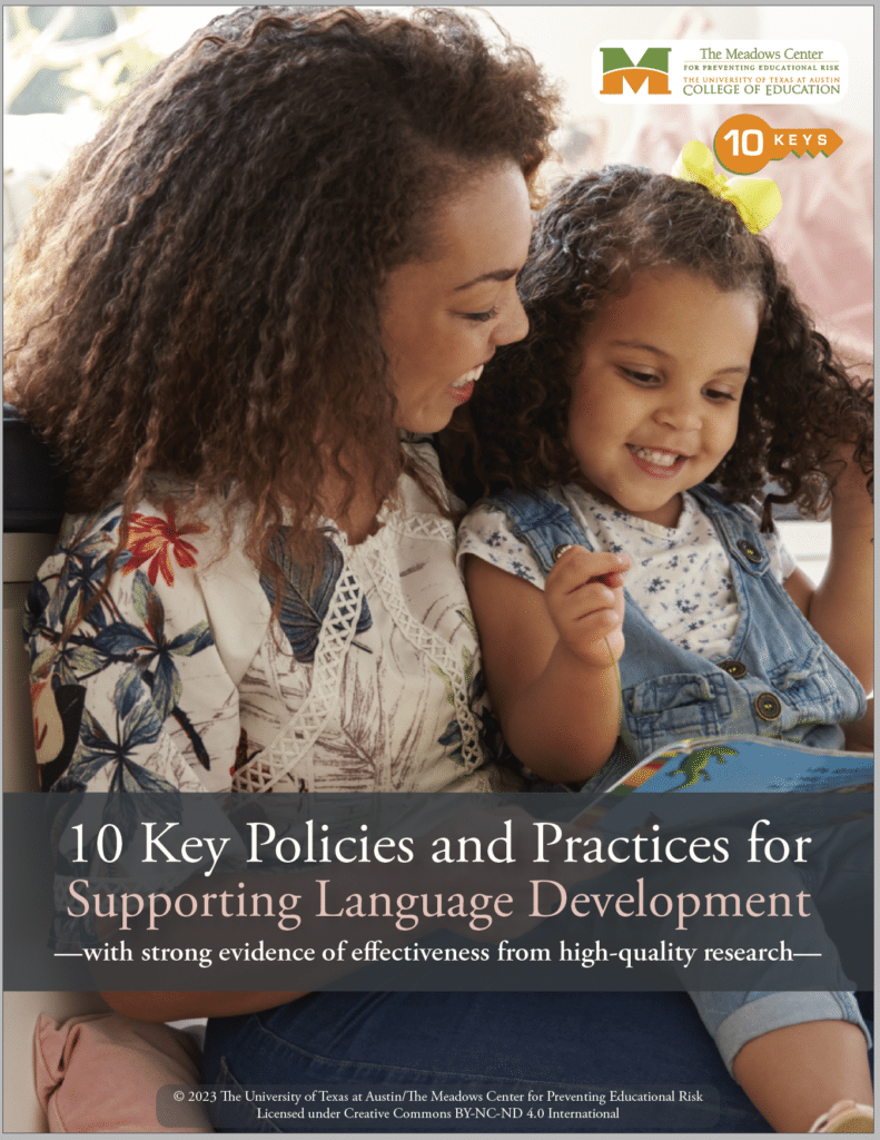 10 Key Policies and Practices for Supporting Language Development - The ...
